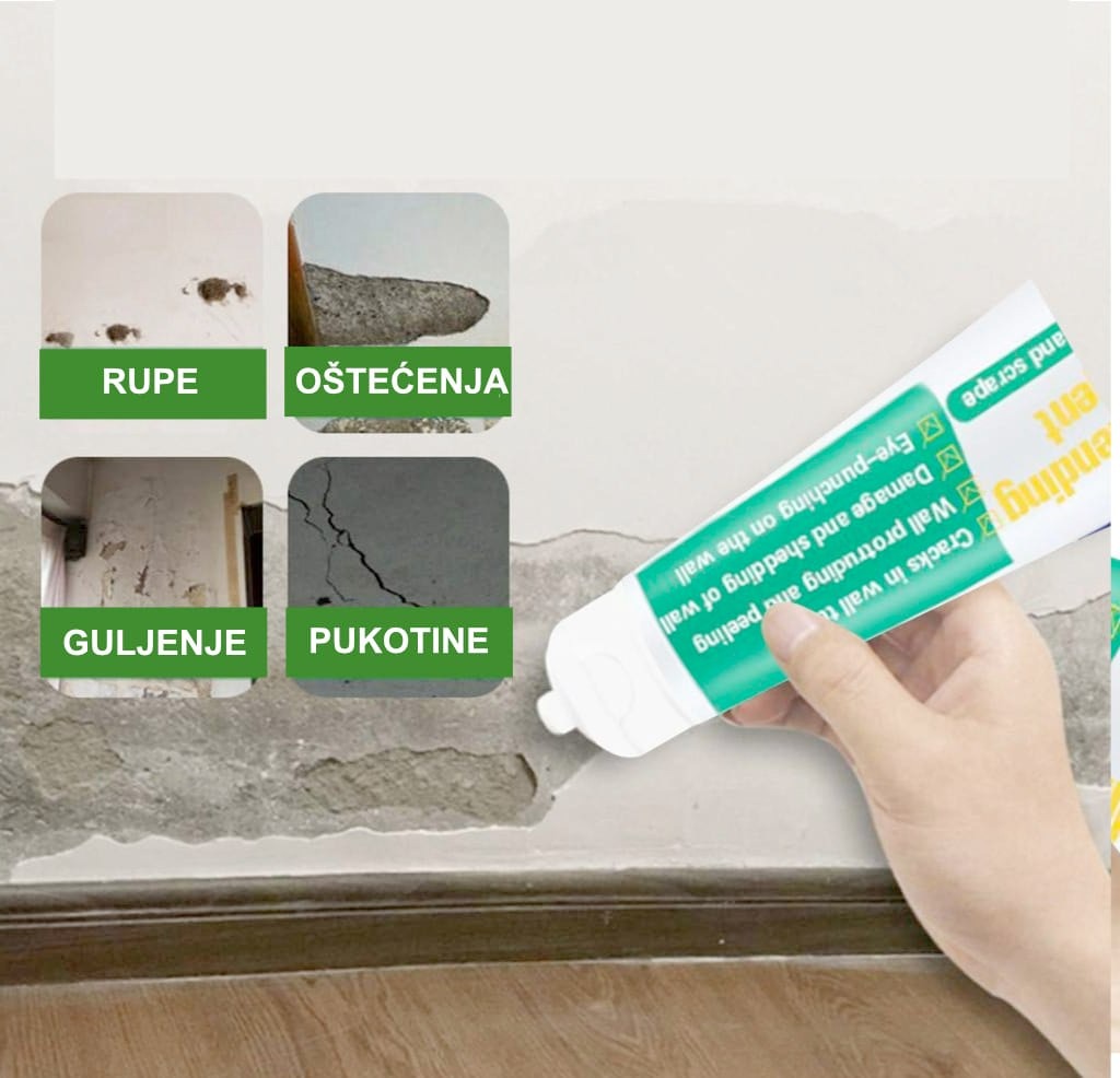 Pasta za reparaciju zidova 1+1 Gratis – Kokos Shop