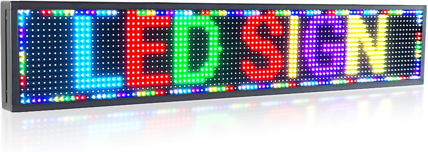 LED svetleca reklama RGB 100cm x 20cm – Kokos Shop