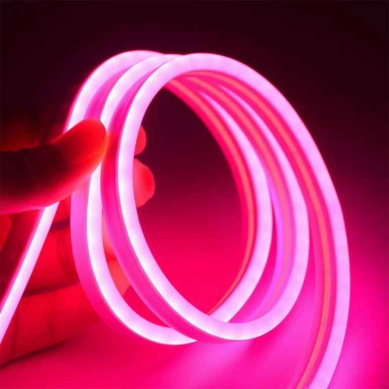 LED NEON fleksibilna traka 5m Pink – Kokos Shop